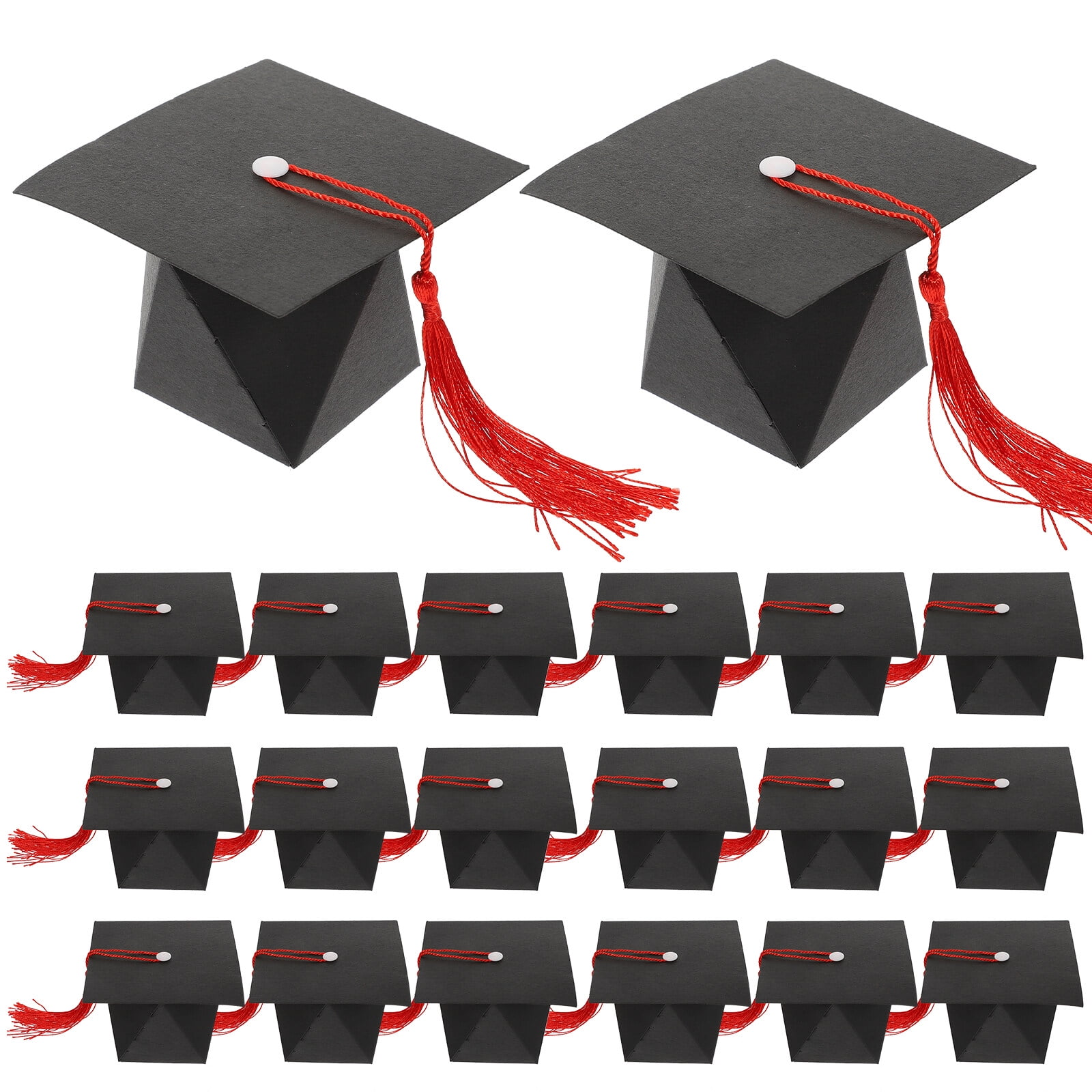 COCHLOUS 50 Grad Cap Gift Boxes 2023 Grad Party Supplies Candy Box ...
