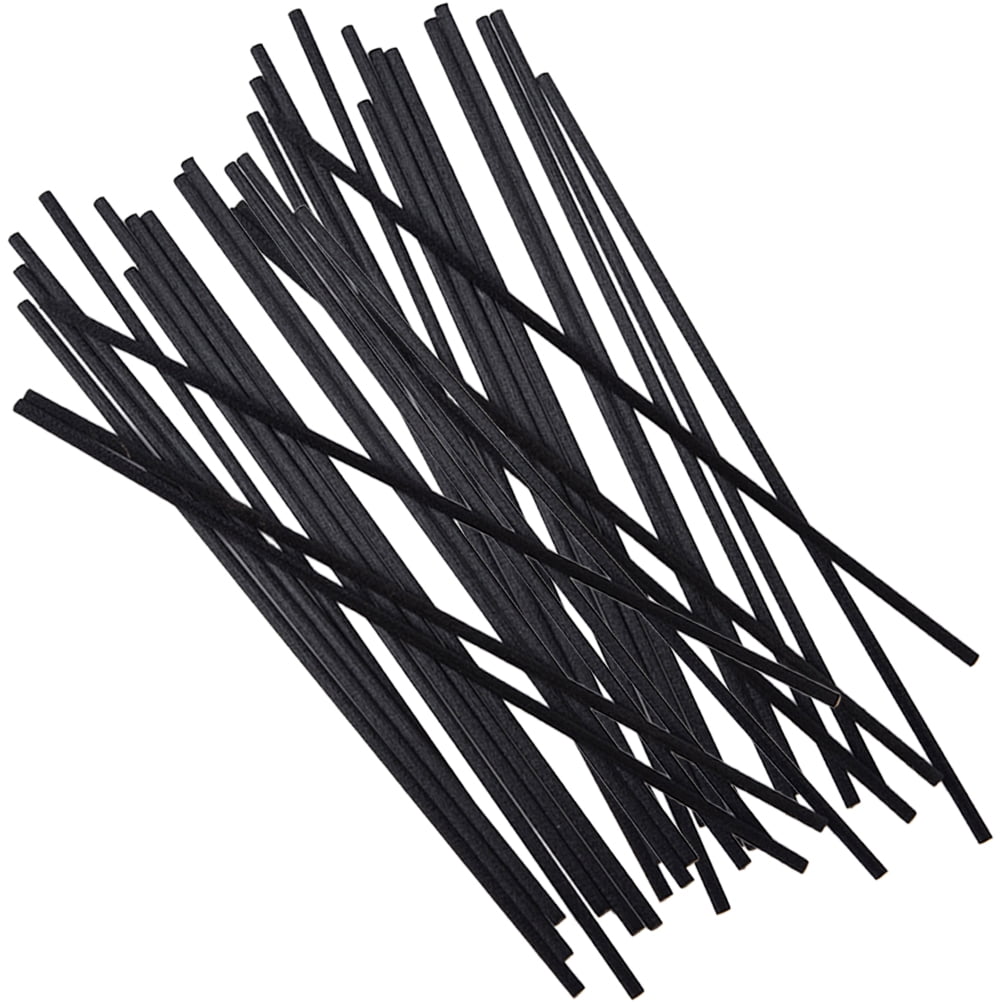 COCHLOUS 60Pcs 3mm Fiber Reed Diffuser Sticks for Aroma Fragrance Black ...