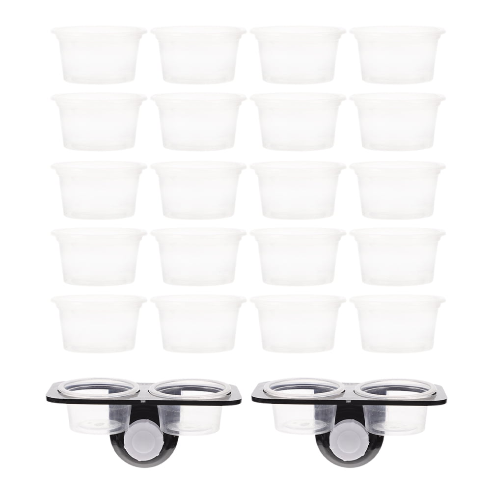 COCHLOUS Suction Cup Reptile Feeder with 20 Cups for Lizard and Gecko ...