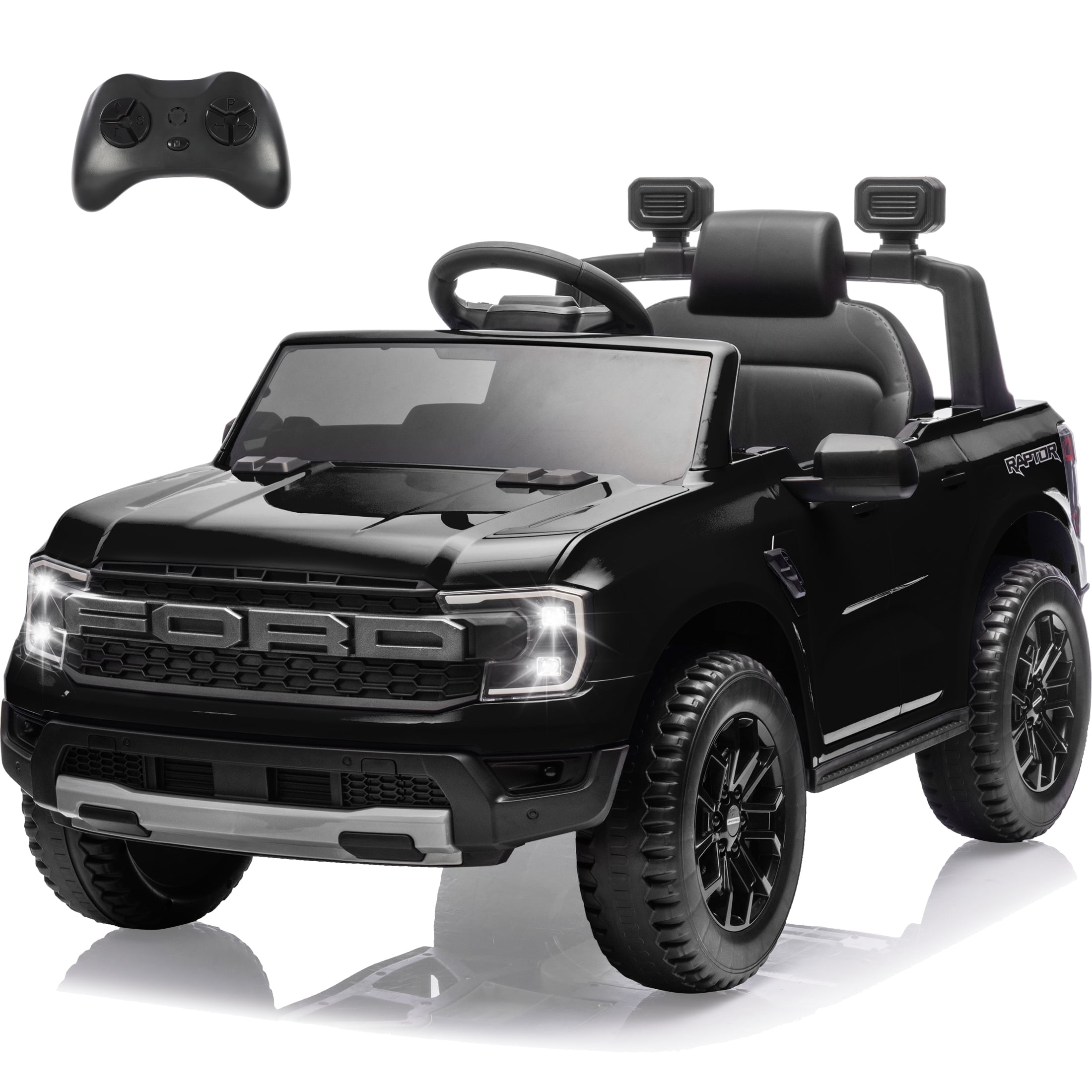 uhomepro 24V Mercedes Benz G63 Ride On Car, Remote Control, MP3, 6-Wheel Drive, Black - Walmart.com
