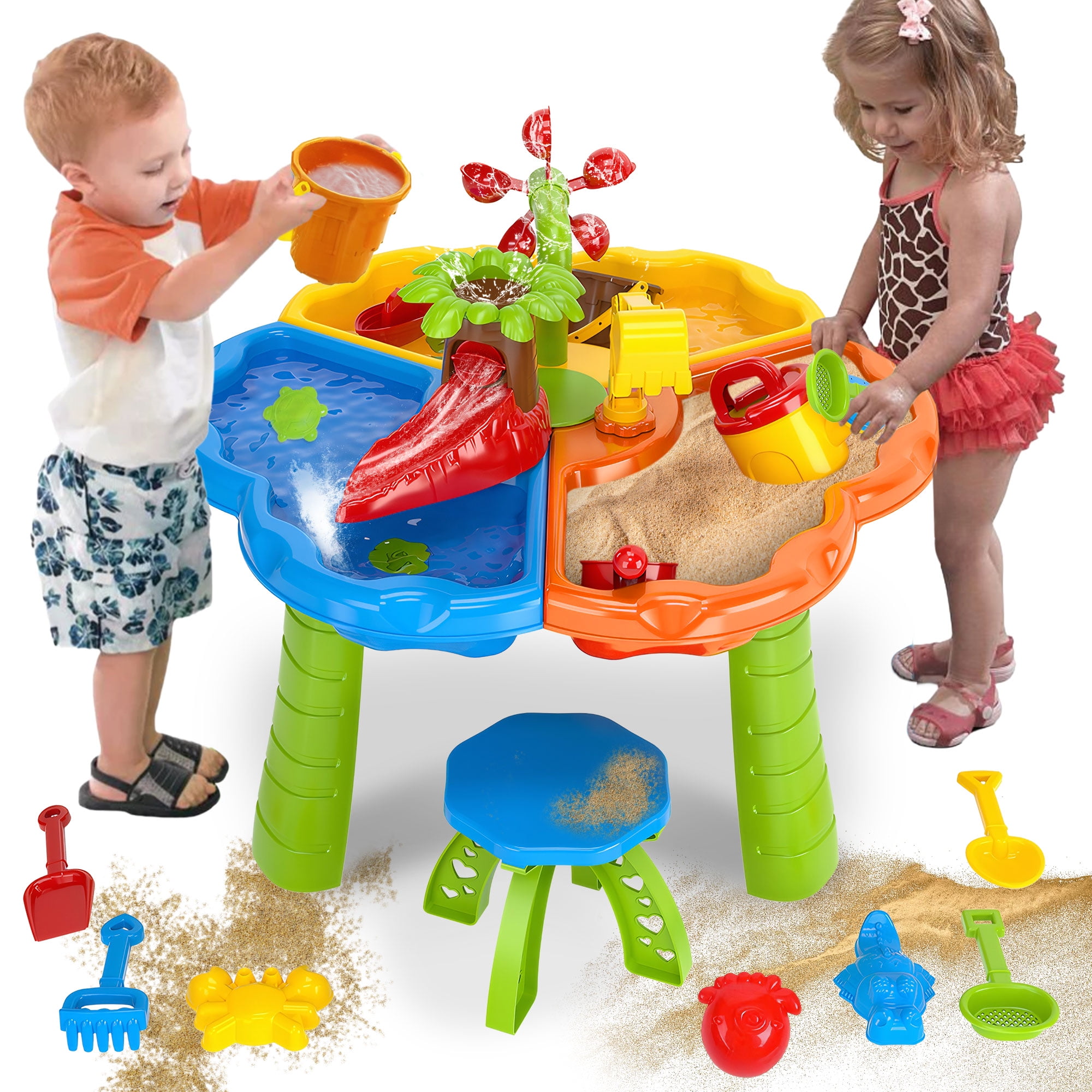 Free Shipping! COCLUB 3-in-1 Kids Sand Water Table for Toddlers 3-5 ...