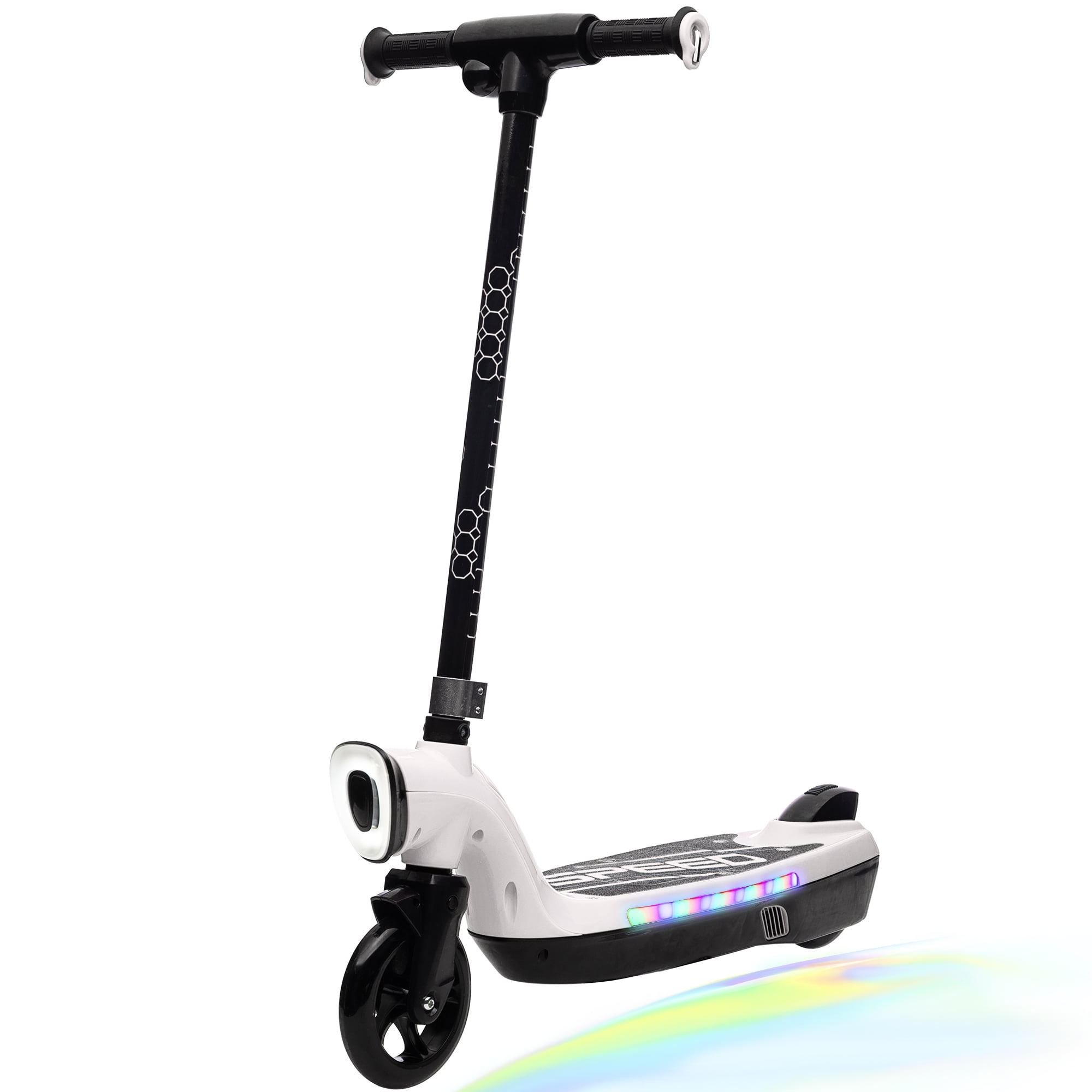 COCLUB Kids Electric Scooter, 12V, LED Headlights, Rear Brake, 7Mph ...