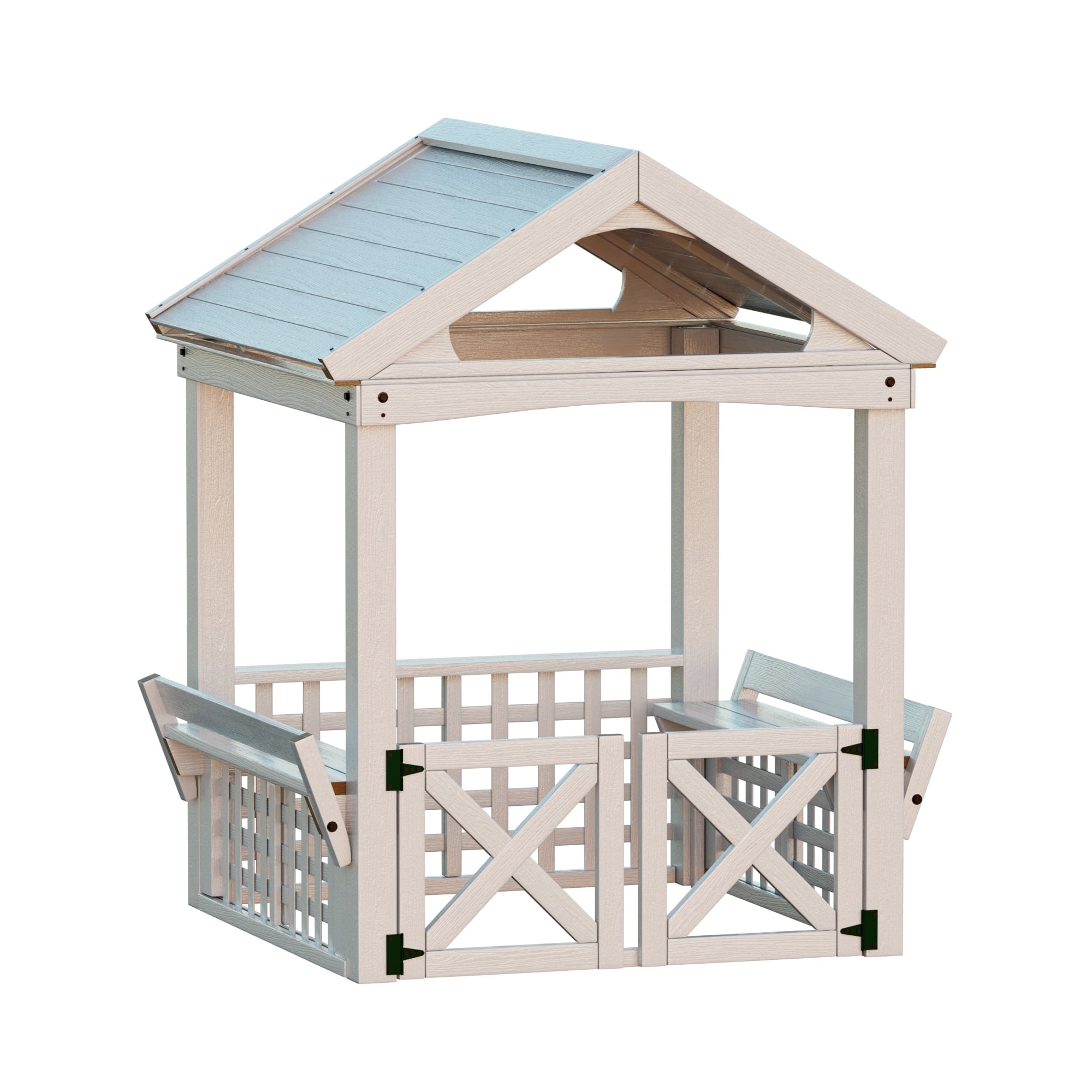COCLUB Outdoor Wooden Playhouse for Kids Ages 4-8 | Backyard Treehouse ...