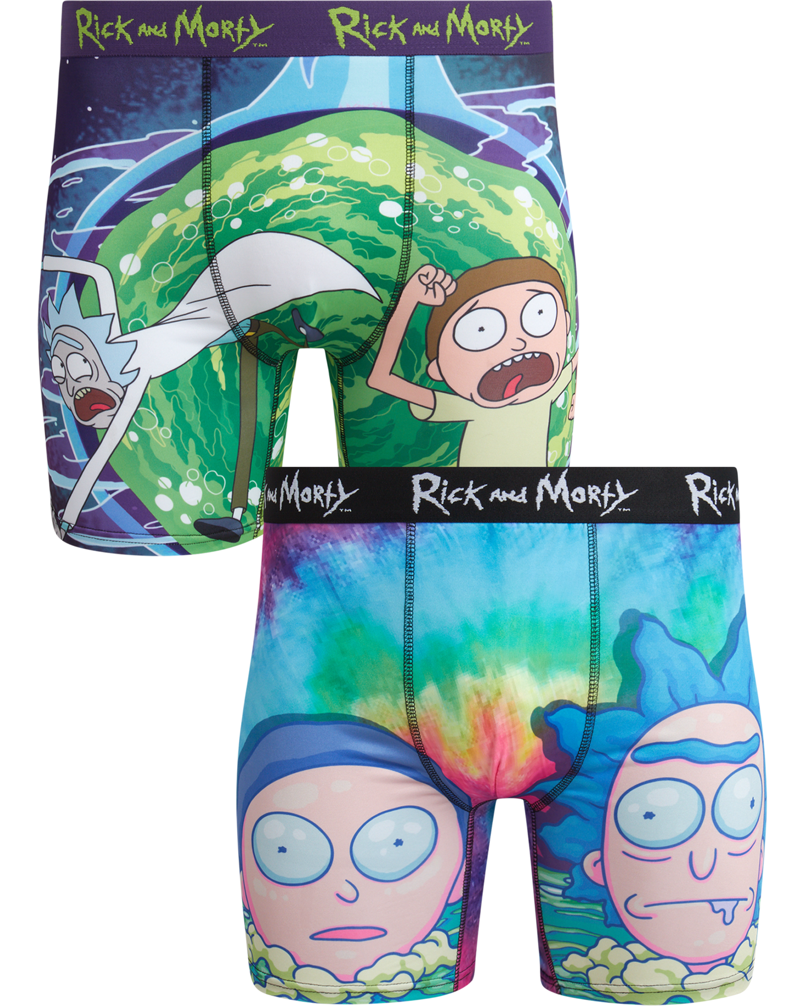 COCO BRANDS Mens Boxer Briefs - 1Pack/2Pack Rick and Morty Soft ...