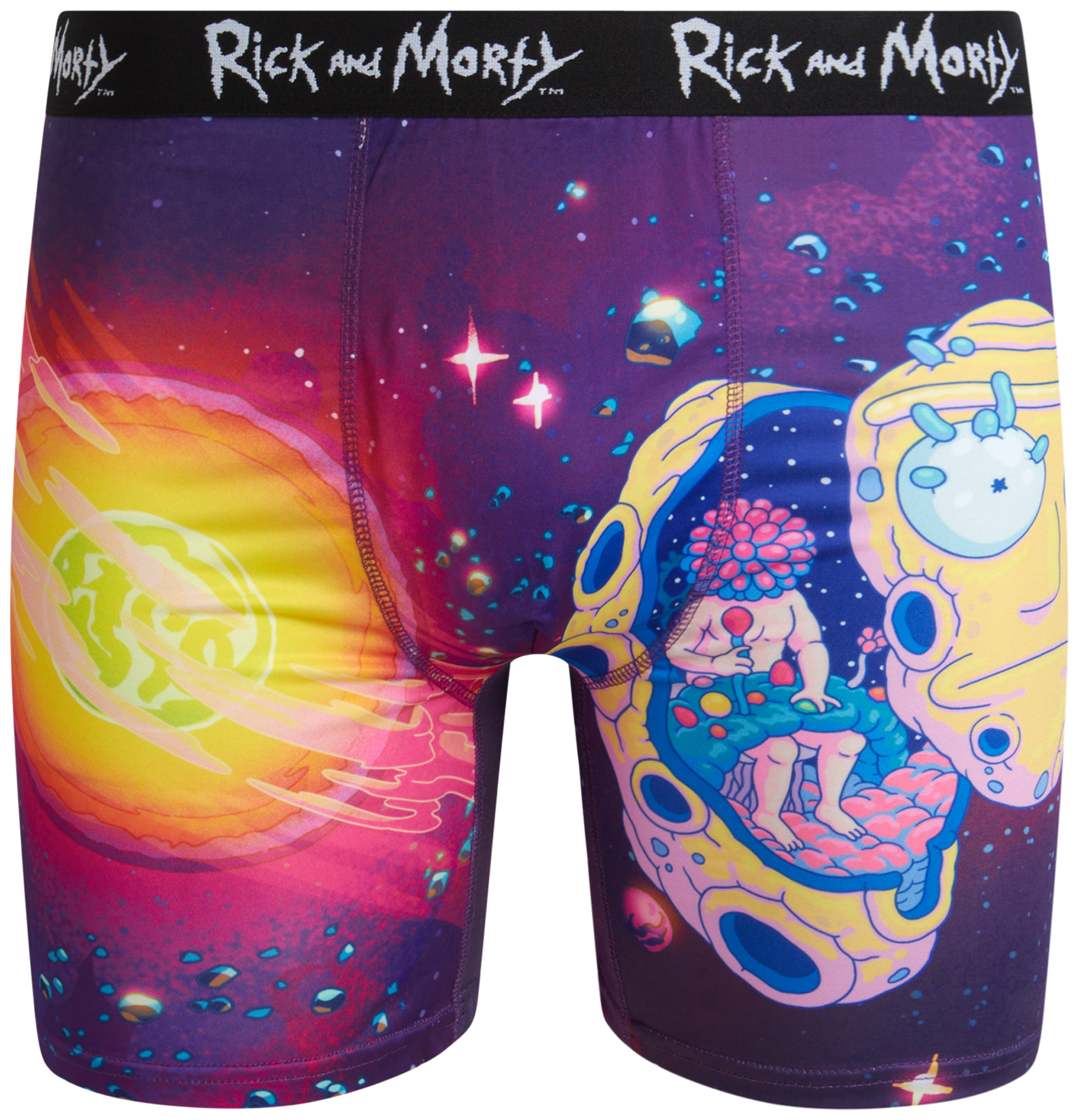 COCO BRANDS Mens Boxer Briefs - 1Pack/2Pack Rick and Morty Soft ...