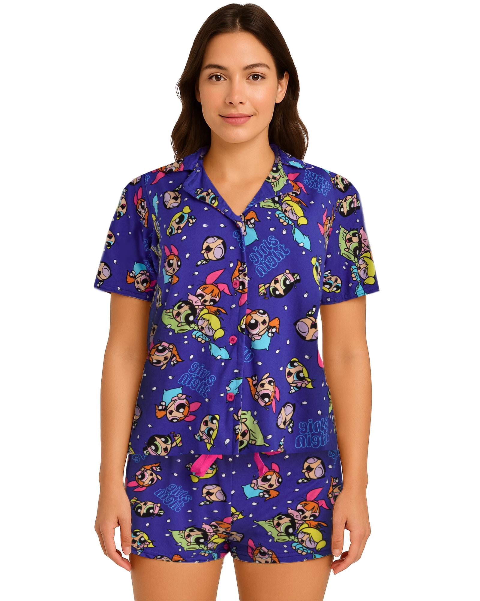 COCO BRANDS Womens Pajama Set - 2 Piece Betty Boop, The Powerpuff Girls ...