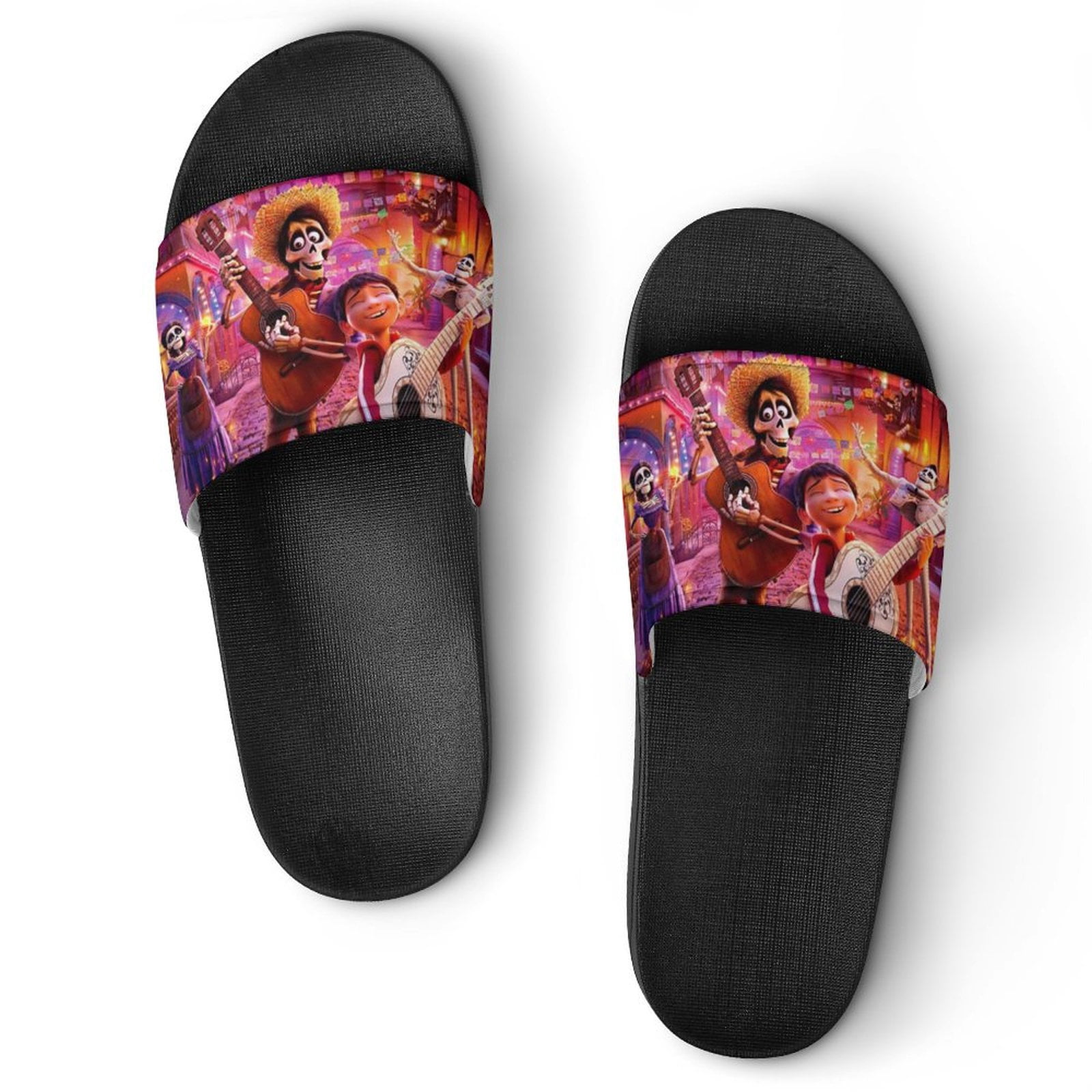 COCO Boys Slide Sandals, Comfort Casual Pool Slide Outdoor, Slip-On ...