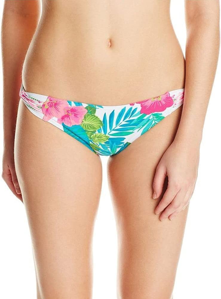 COCO REEF Women's Congo Flower Floral Skinny Dip Bikini Bottom, Multi, Small - Walmart.com
