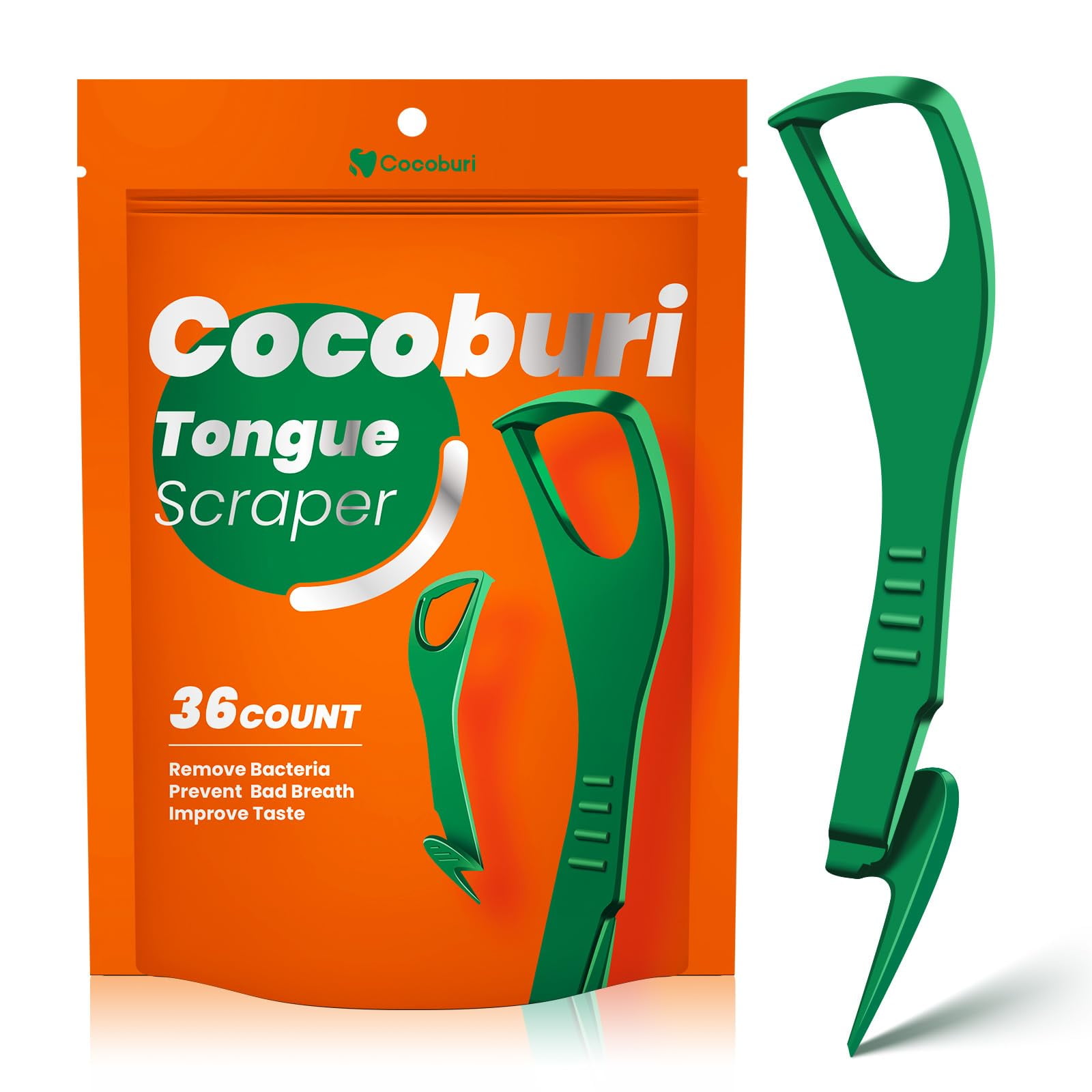 COCOBURI Tongue Cleaner-Tongue Scrapers STF9 for Adults-Disposable ...