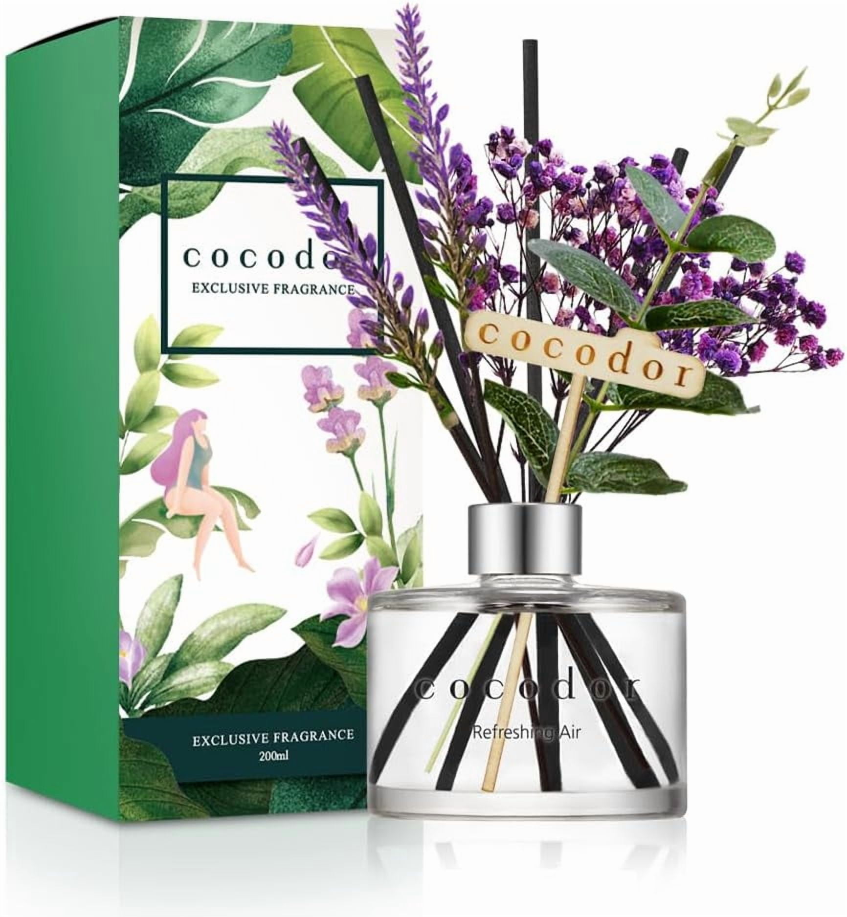 COCODOR Lavender Reed Diffuser/Refreshing Air/6.7oz/1Pack / Home ...