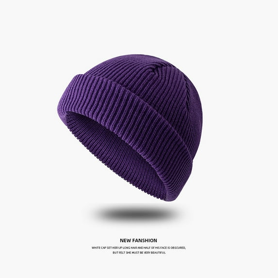 COCOER Solid Color Knit Hat for Men Winter Warm Beanie Skull Cap for ...