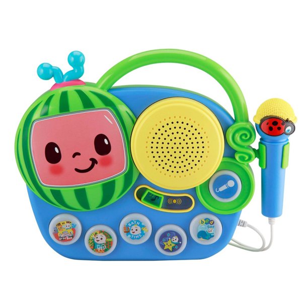 Cocomelon Sing Along Boombox - Music & Working Karaoke Microphone ...