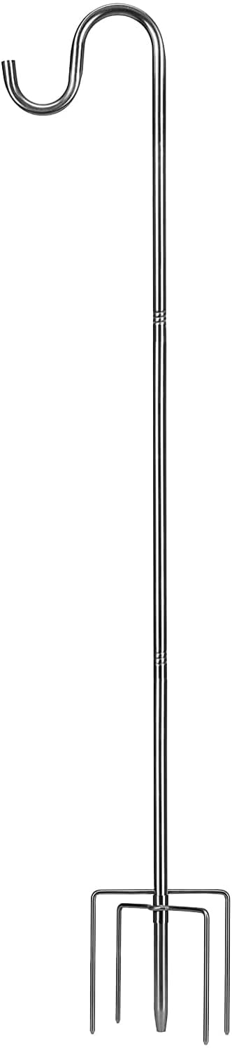 COCONUT Shepherds Hook, 62 Inches Shepherds Hook with 5 Prongs Base ...