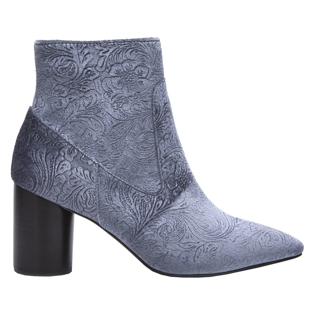 COCONUTS by Matisse Womens Alana Floral Embossed Pointed Toe Zippered ...