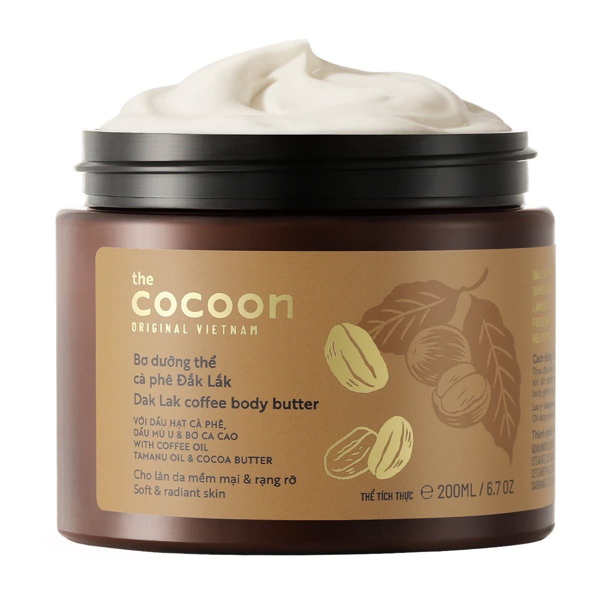 COCOONORIGINAL Cocoon Dak Lak XEF1 Coffee Body Butter (6.76 fl oz ...
