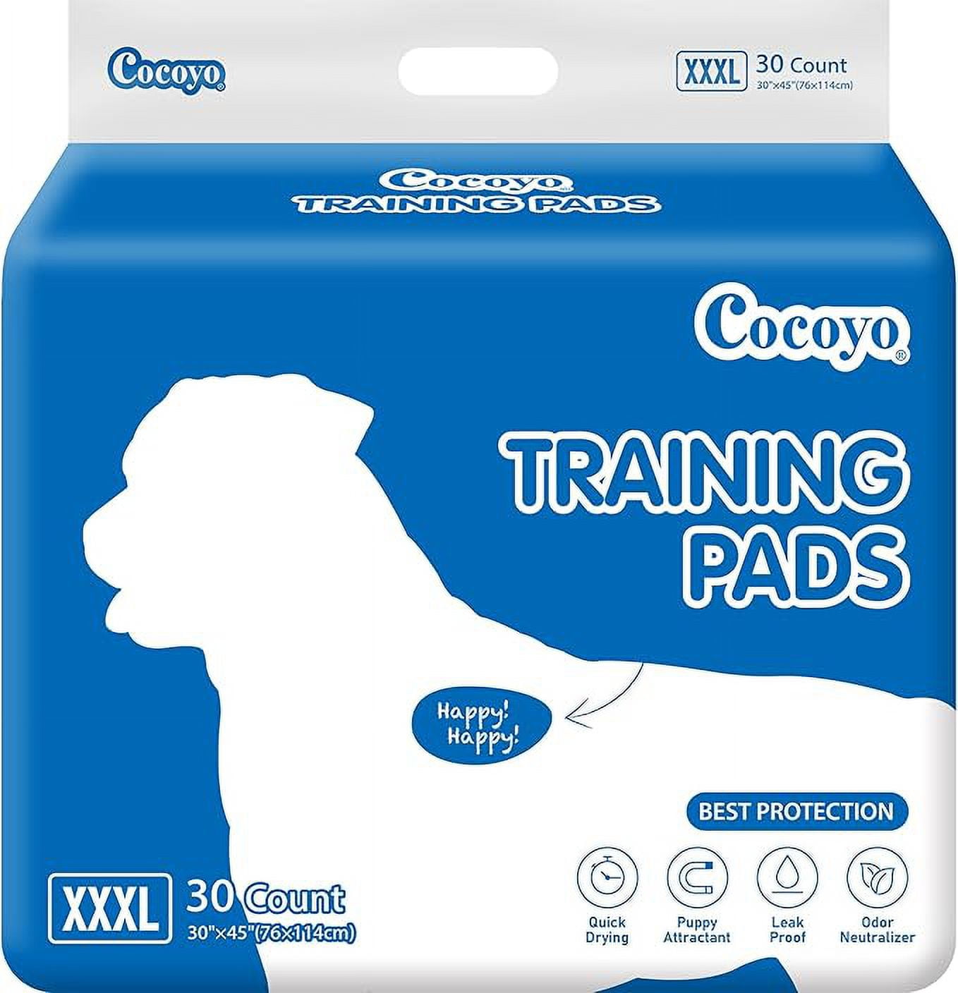 COCOYO Best Value Dog Training Pads Giant Size | Dog Pee Pads XXXL Size ...