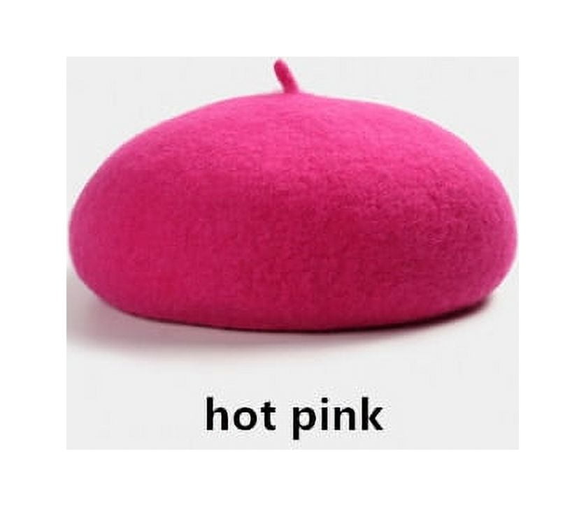 Cocopeaunt 17 Colors New Women Beret French Artist Warm Wool Winter