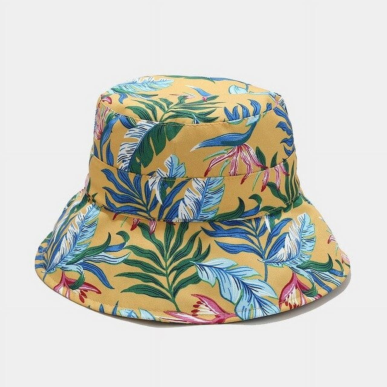 COCOpeaunt Cotton Fishing Hat Women Men Hip Hop Cap Couple Leaf Panama ...