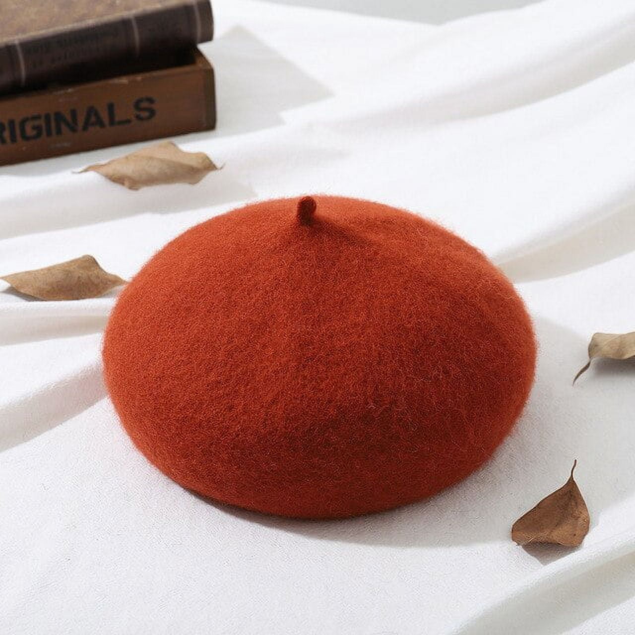 COCOpeaunt Fashion Autumn Winter Hat Wool Berets French Artist Beret Women Painter Hat Vintage ...