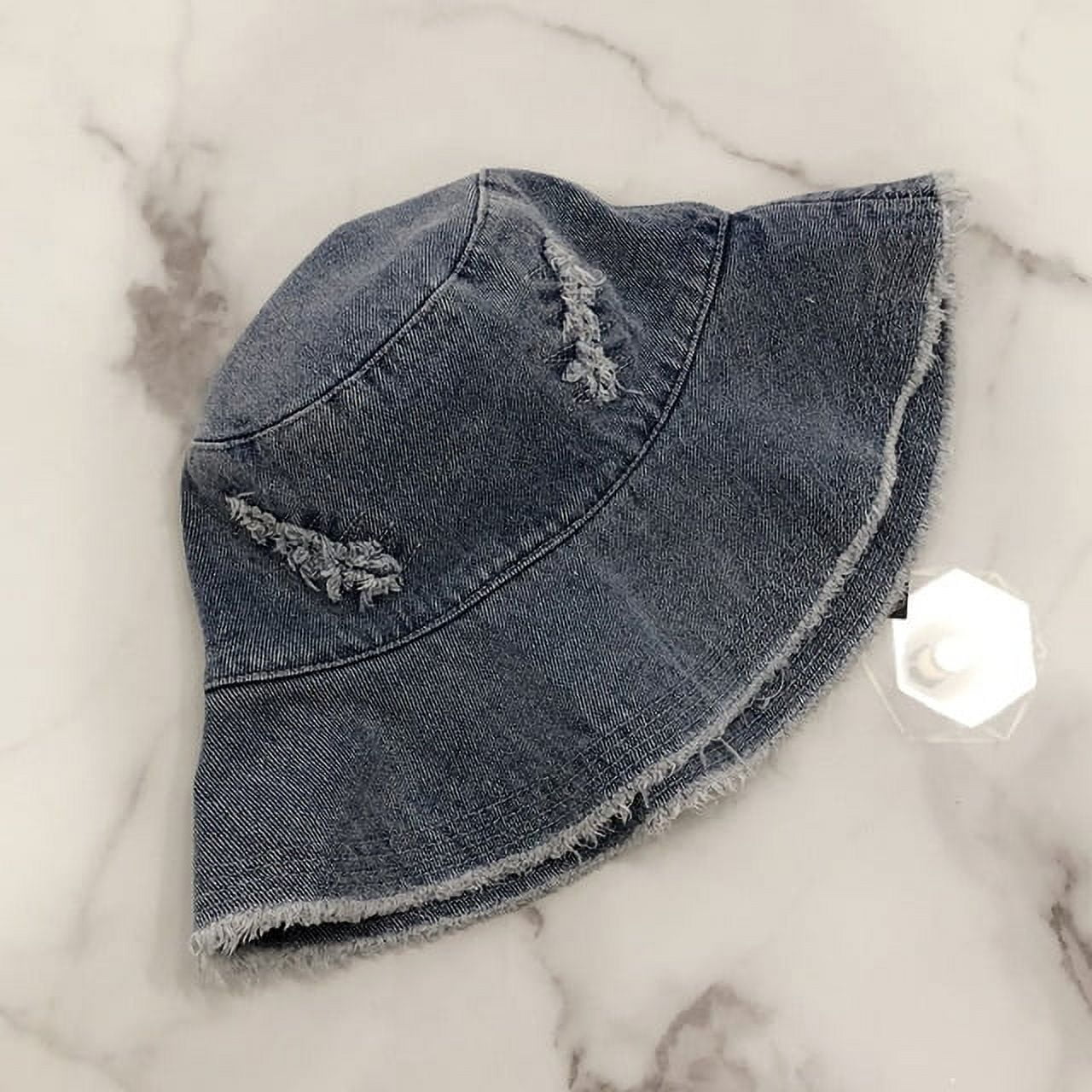 COCOpeaunt Fashion Washed Denim Dome Top Sun Bucket Hats Panama Women ...