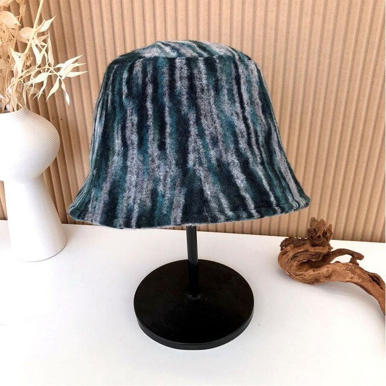 COCOpeaunt Fashion Wearing Cap Visor Rainbow Color Bucket Hat Women ...