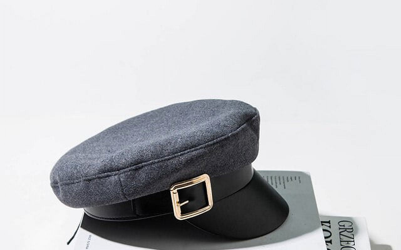 COCOpeaunt Fashion Women Military Hat Spring Autumn Sailor Hats Ladies ...