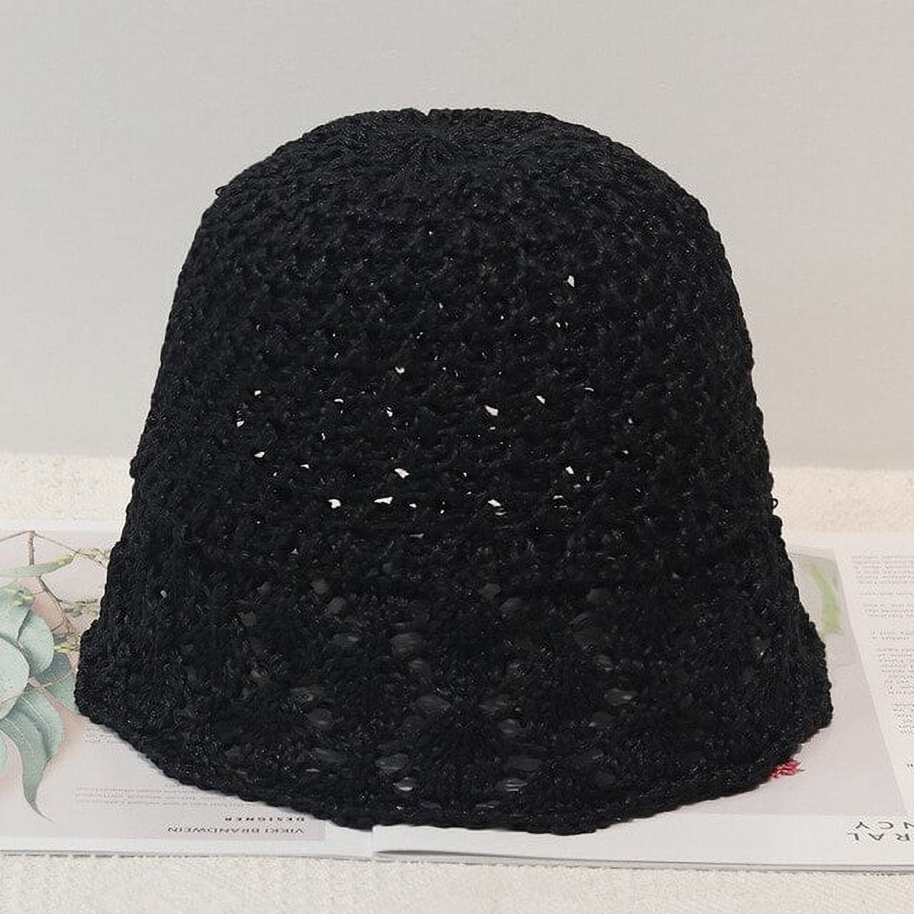 COCOpeaunt Hollow Breathable Summer Hats for Women Retro Flat Drooping ...