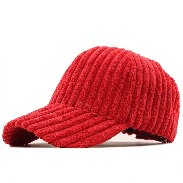 COCOpeaunt New Autumn Winter Baseball Cap Women Corduroy Winter Hats ...