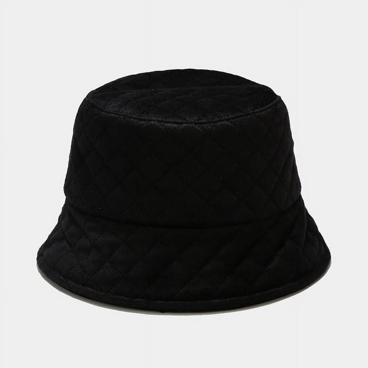 COCOpeaunt New Autumn Winter Grid Women Corduroy Panama Bucket Hat ...