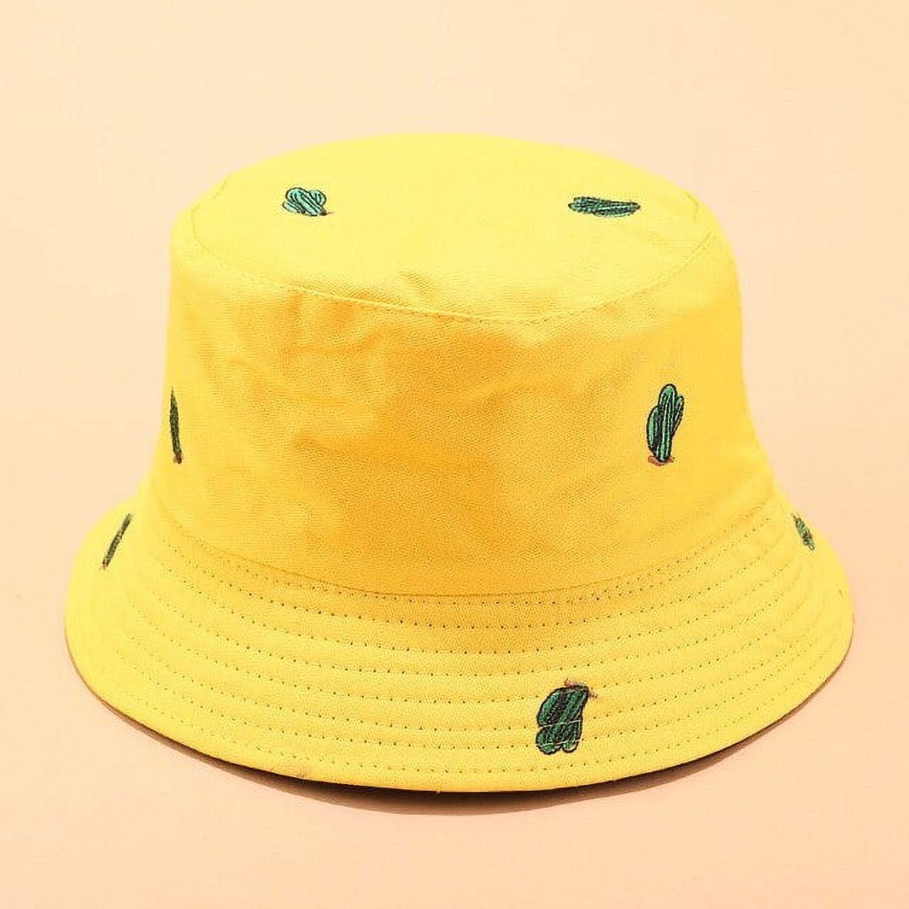 COCOpeaunt New Cactus Bucket Hats for Girls Women Two Side Reversible ...