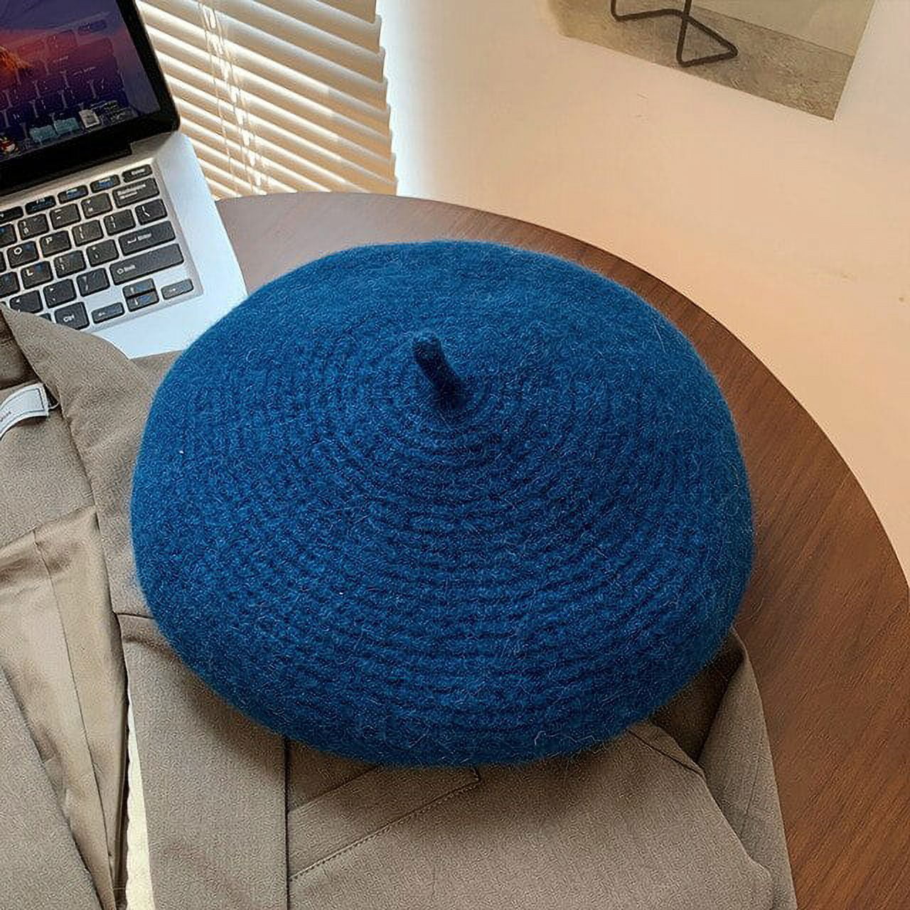 COCOpeaunt New Fluffy Soft Women Berets French Artist Style Warm Autumn ...