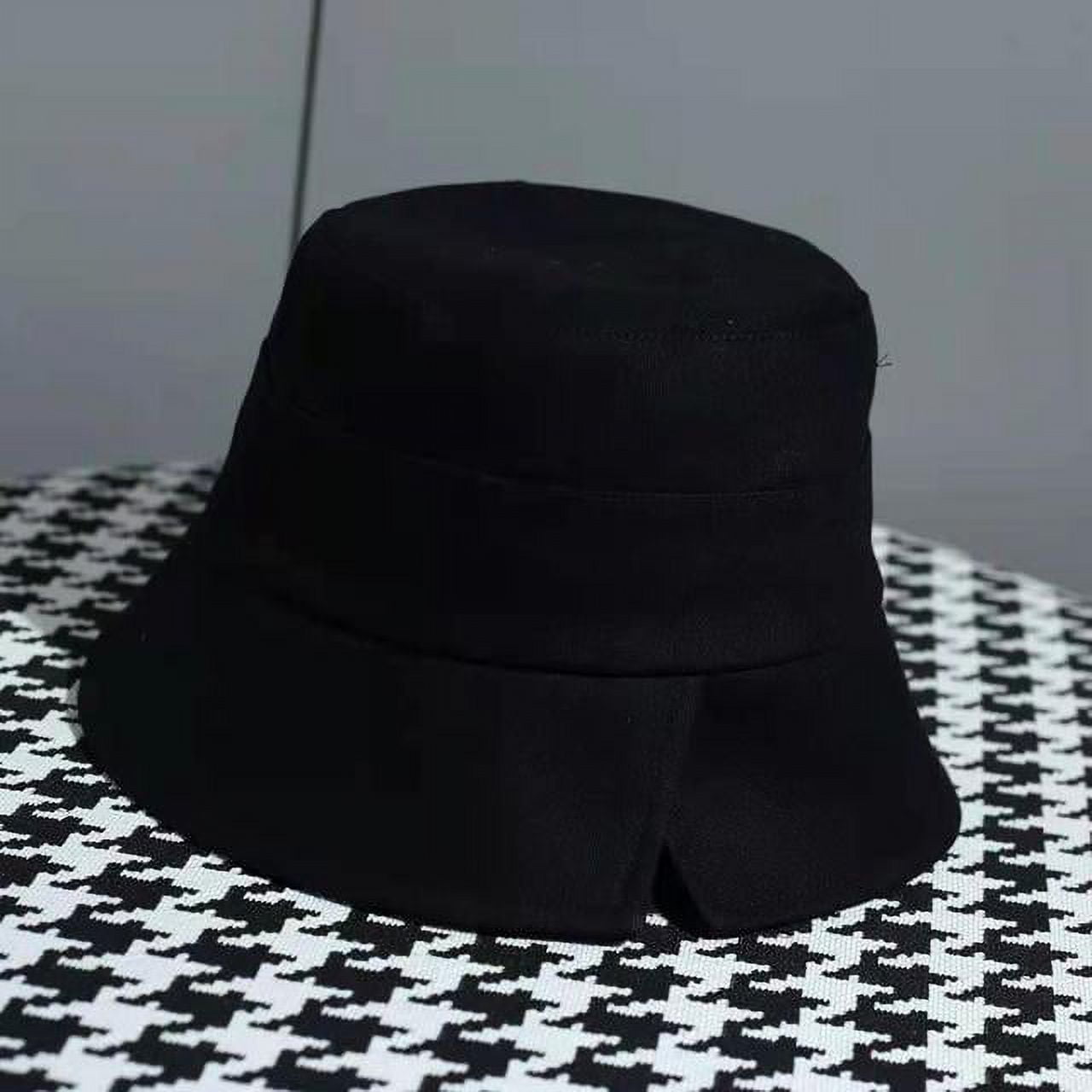 COCOpeaunt New Open Fork Female Panama Bucket Hat Women Summer Bucket ...