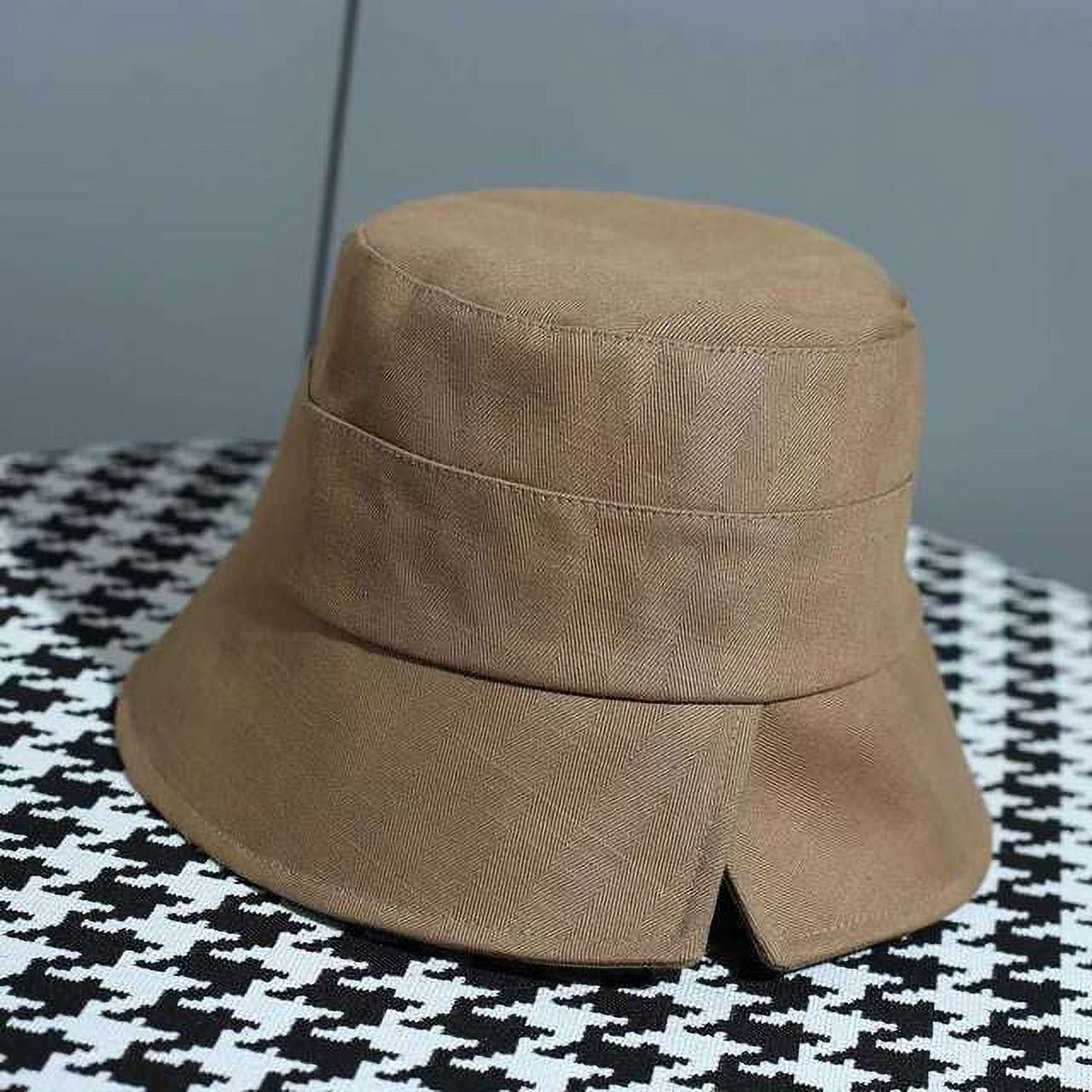COCOpeaunt New Open Fork Female Panama Bucket Hat Women Summer Bucket ...