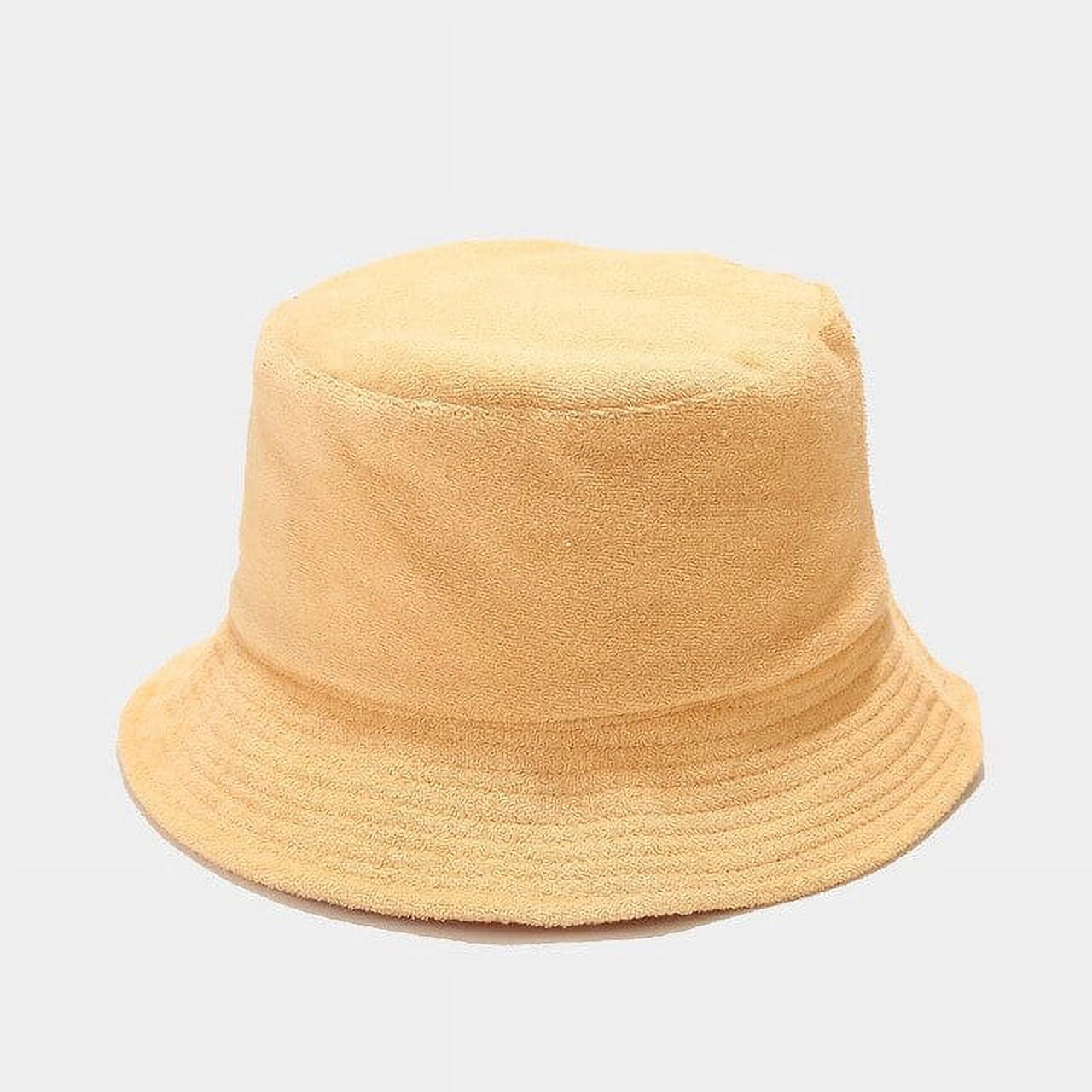 COCOpeaunt New Spring Washed Denim Bucket Hats Unisex Bob Folding ...
