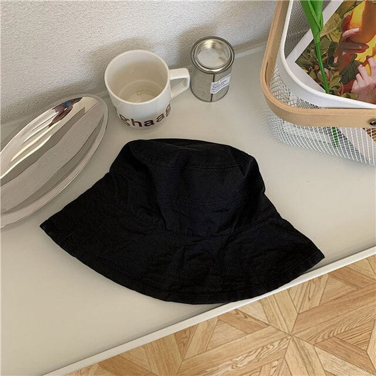 COCOpeaunt New Ventilation Women Foldable Panama Bucket Hat Beach Sun ...