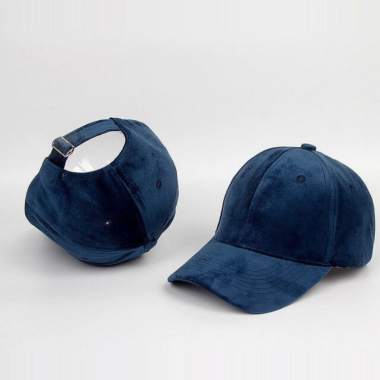 COCOpeaunt New Women Baseball Cap Gold Velvet Light Board Solid Color ...