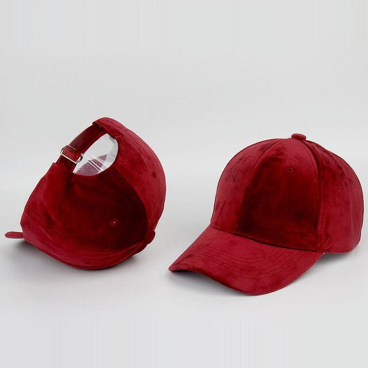COCOpeaunt New Women Baseball Cap Gold Velvet Light Board Solid Color ...