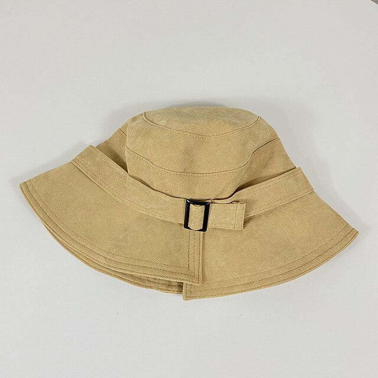 COCOpeaunt New Women Bucket Hat Contraction Band Fisherman Hats Cotton ...