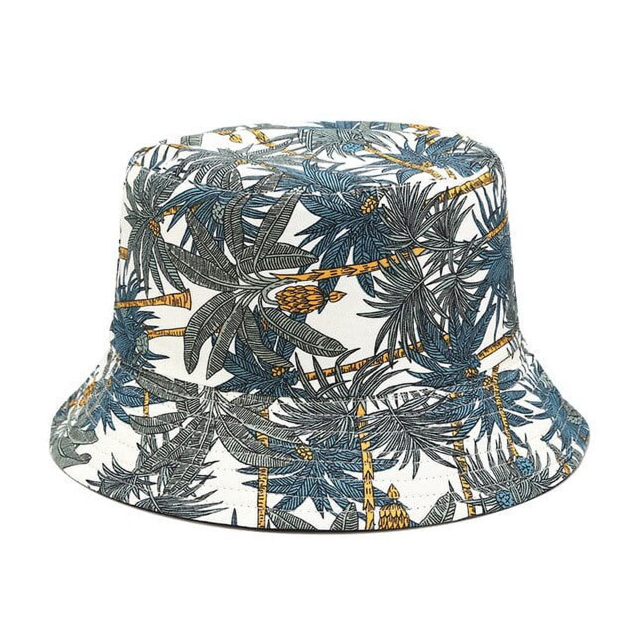 COCOpeaunt Two-side Bucket Cap Men Women Maple Leaf Bucket Hat Hip Hop ...