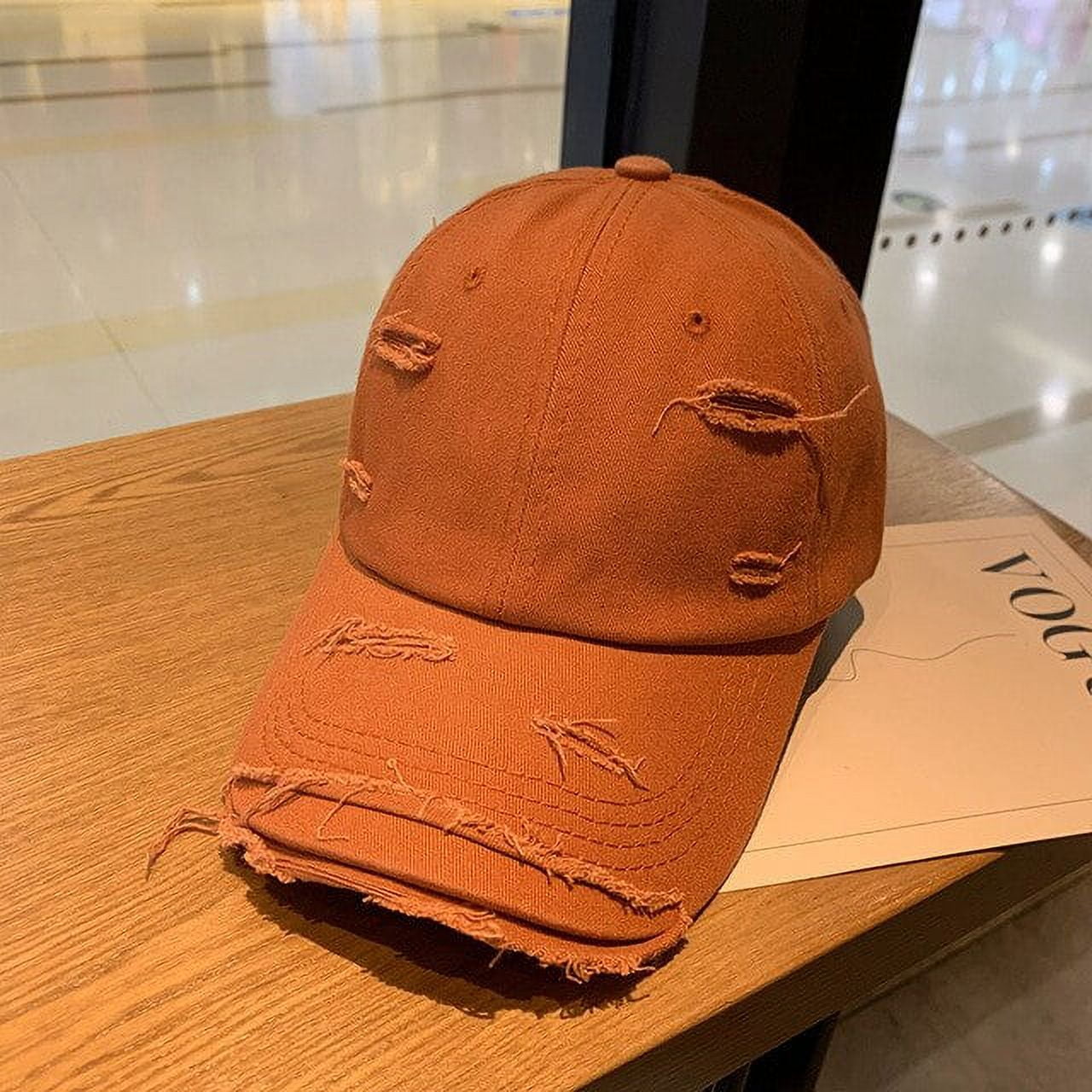 COCOpeaunt Women Ponytail Baseball Cap Washing Hats Denim Hunting ...