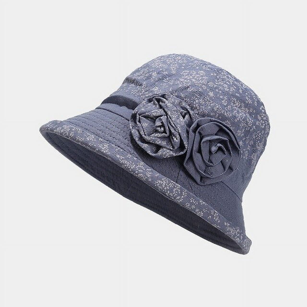 COCOpeaunt Women Sun Bucket Cap Ladies Beach Seaside Hat Sunscreen Hats ...