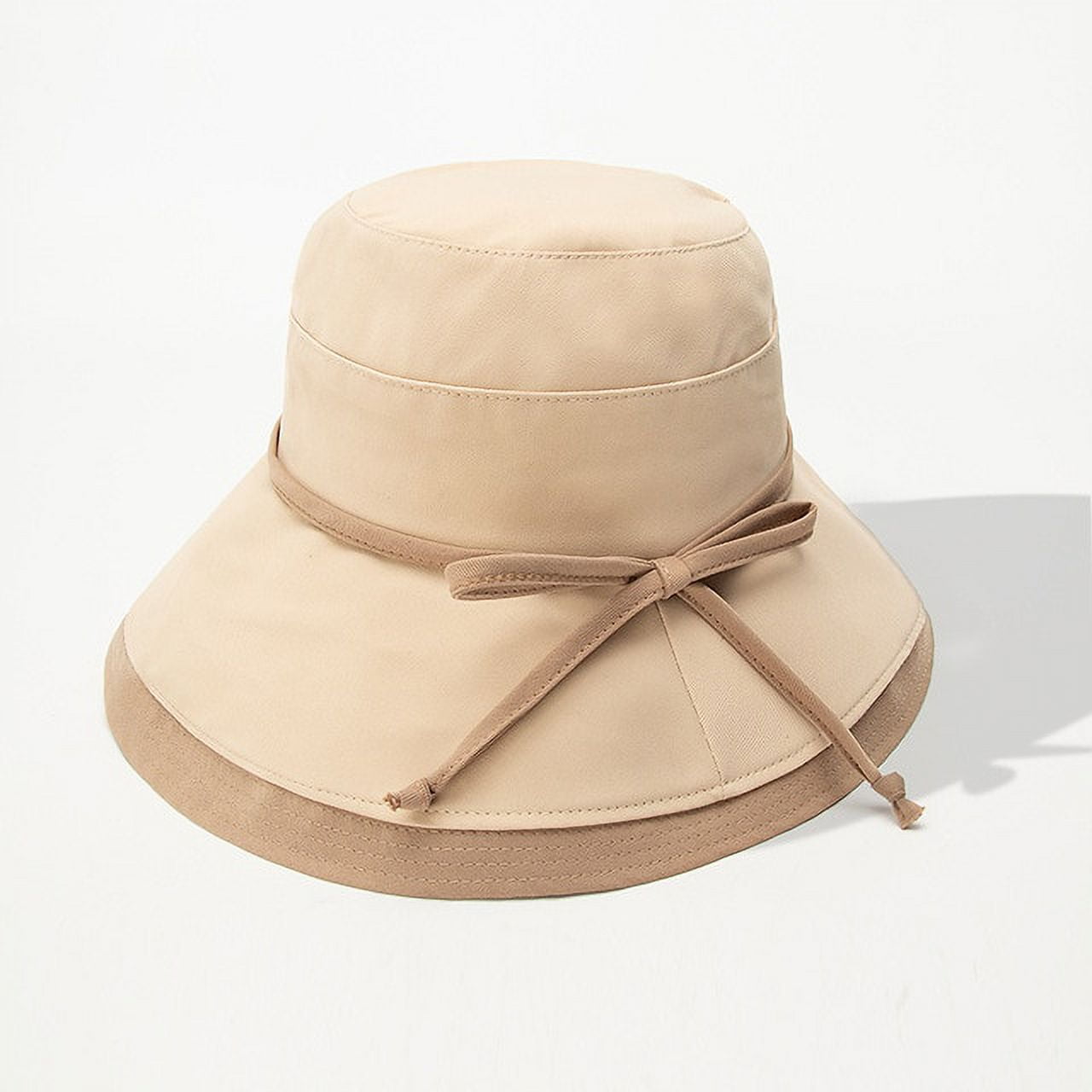 COCOpeaunt Women Sun Hat Fashionable Wide Brim Fold Bucket Cap Fedoras ...