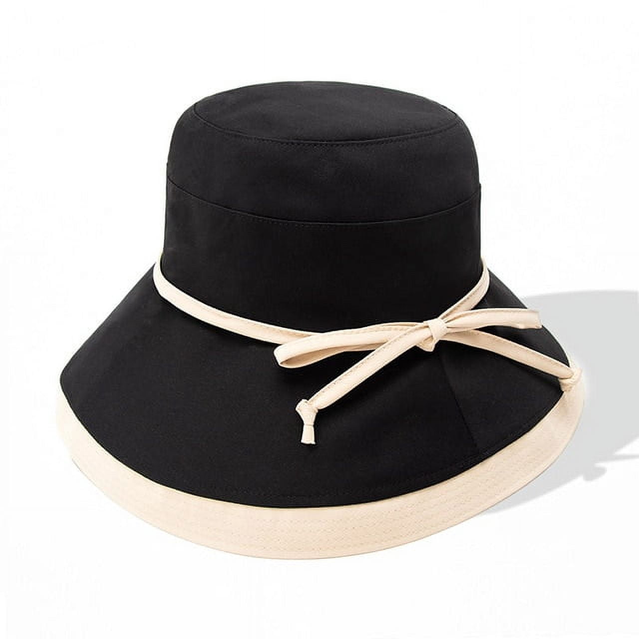 COCOpeaunt Women Sun Hat Fashionable Wide Brim Fold Bucket Cap Fedoras ...