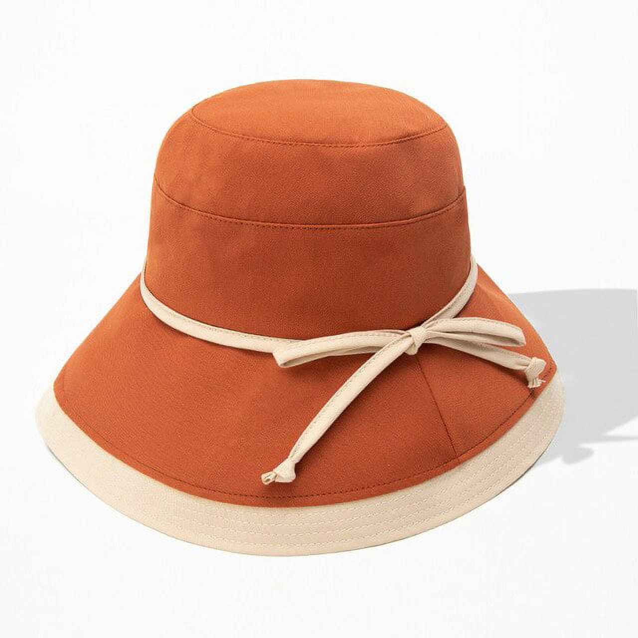 COCOpeaunt Women Sun Hat Fashionable Wide Brim Fold Bucket Cap Fedoras ...