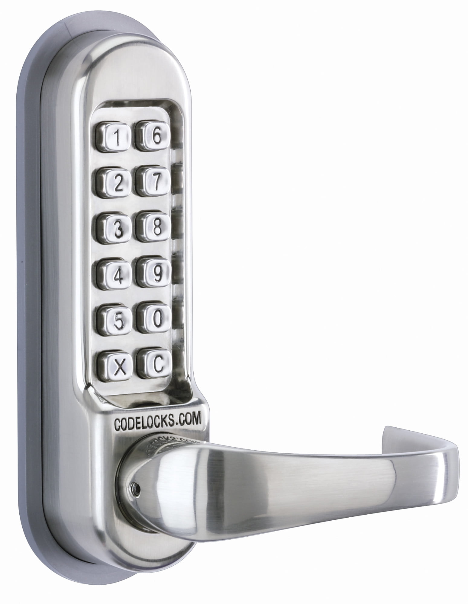 CODELOCKS CL550-SS Mechanical Lockset,Stainless Steel,Lever - Walmart.com
