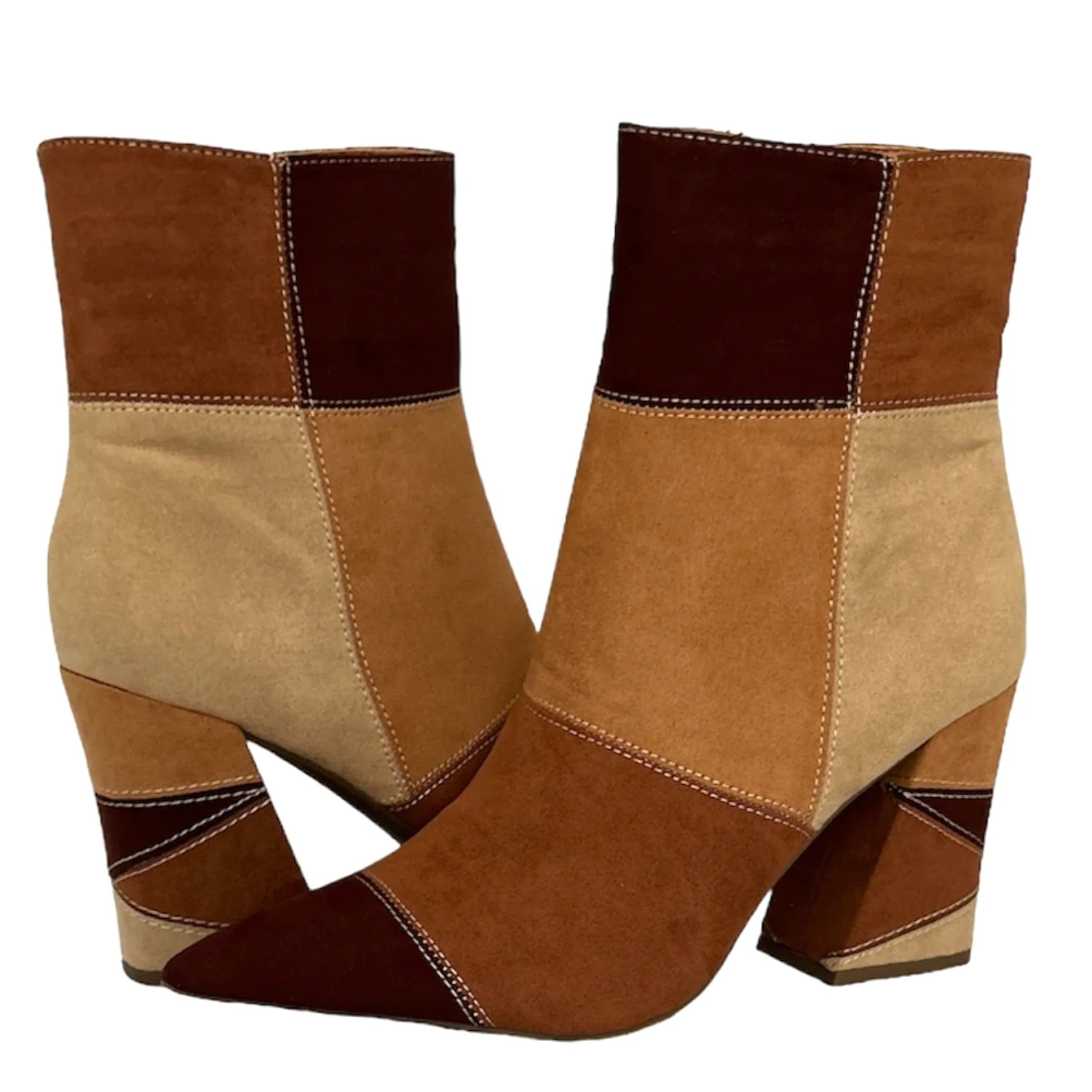 CODY Flared-Heel Dress Booties Women's Shoes - Walmart.com