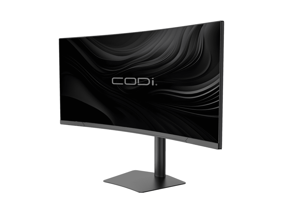 CODi 34" Ultrawide Curved USB-C Monitor with Docking Station | WQHD ...