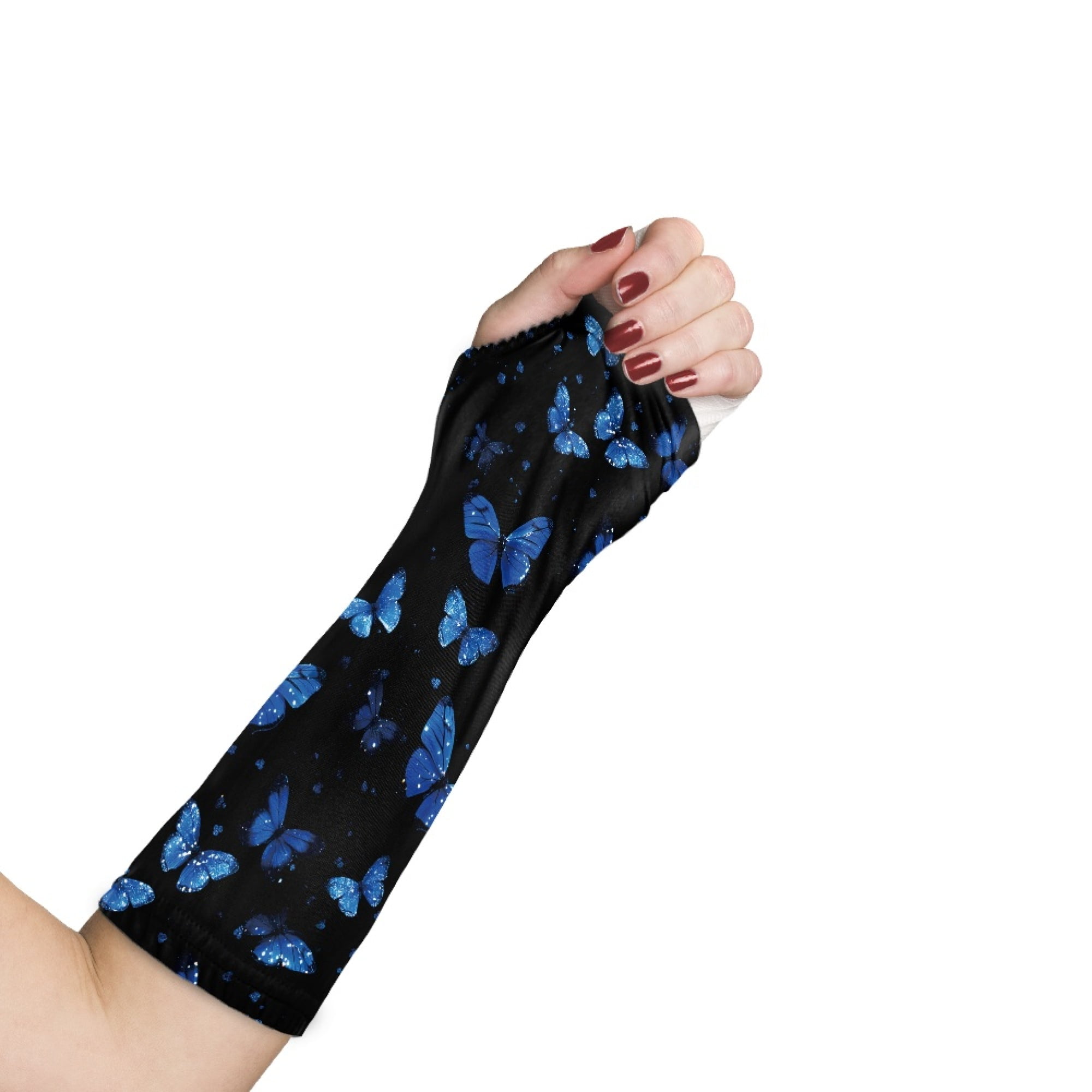 COEQINE Blue Butterfly Arm Cast Covers Medium Arm Cast Protector for ...