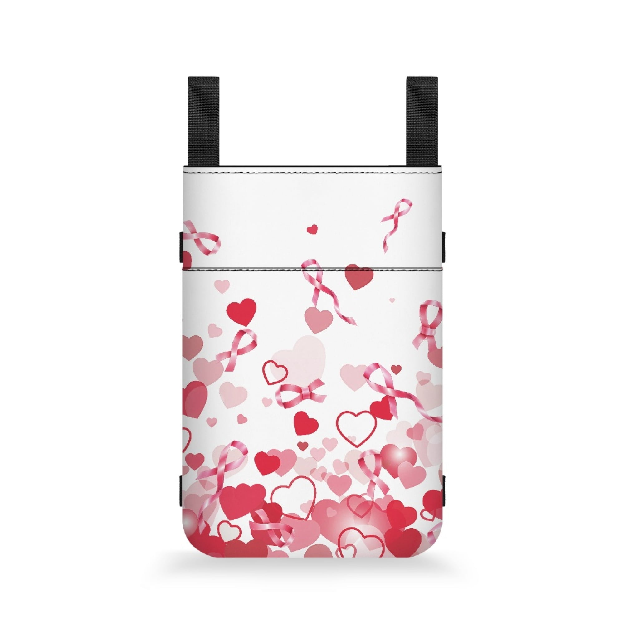 COEQINE Breast Cancer Crutch Pouch Pink Ribbon Storage Organizer for ...