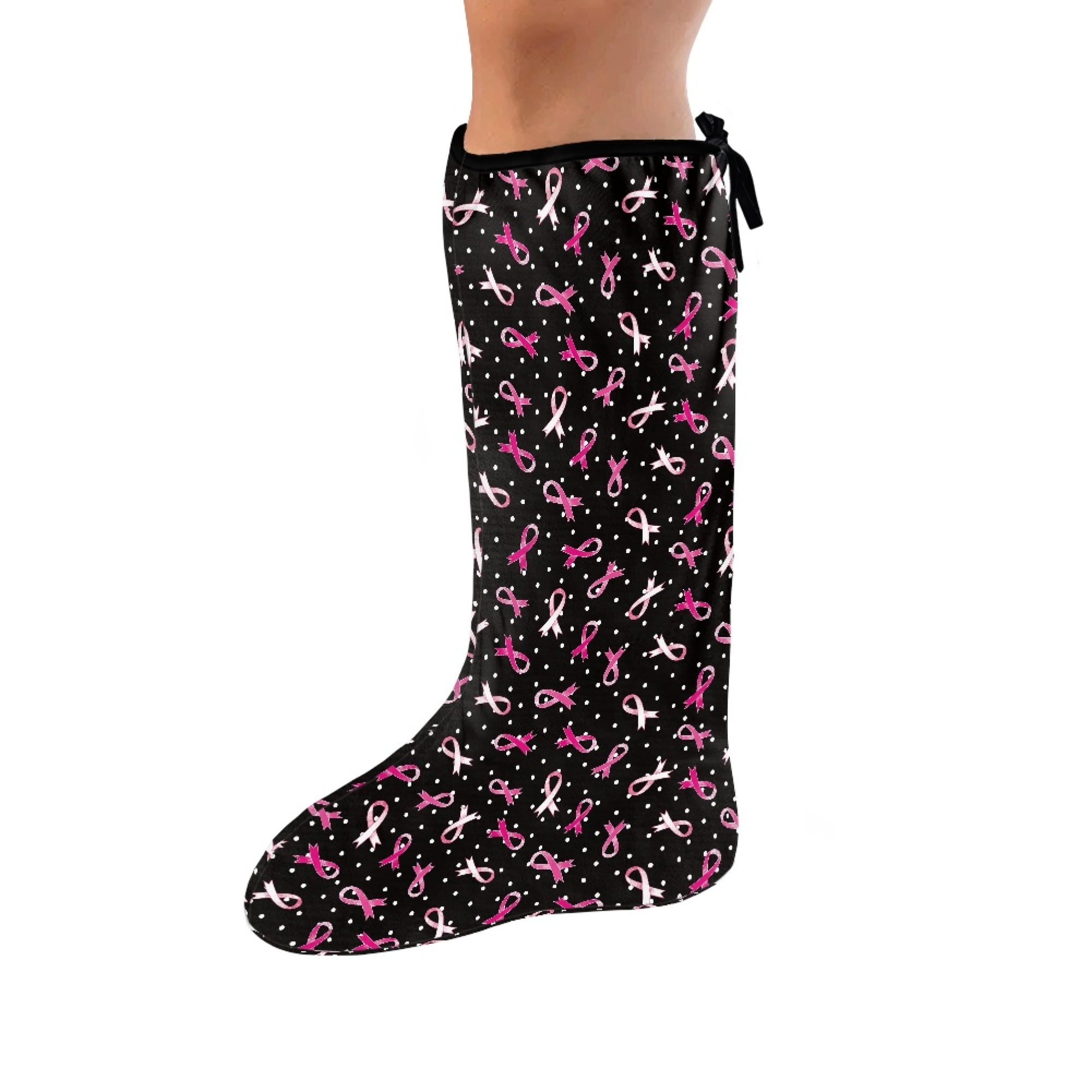 COEQINE Breast Cancer Pink Ribbon Leg Cast Cover Broken Leg Shower Cast ...